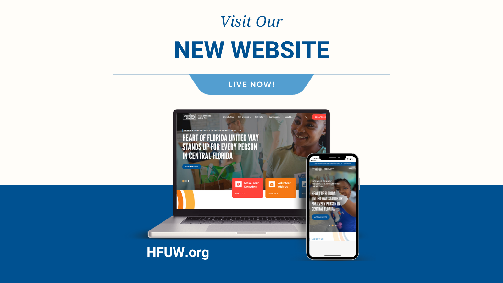 Unveiling the Future: Heart of Florida United Way Unveils Our New Website | United Way